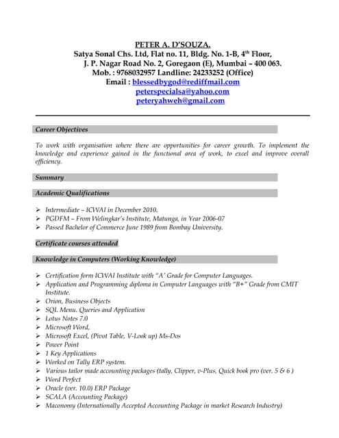 Palak Resume | PDF