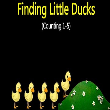 Finding Little Ducks | PPT