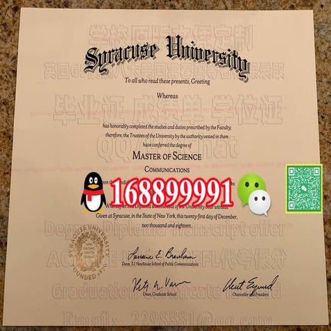 Syracuse University Diploma