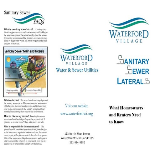 sewer laterals brochure 020516 | PDF