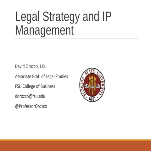 Virginia Tech EMBA Guest Lecture | PPT