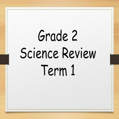Grade 5 lessons on science | PPTX