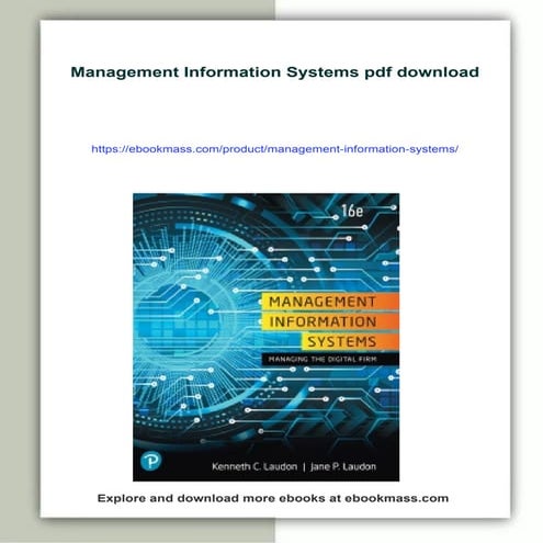 Download full ebook of Management Information Systems instant download ...