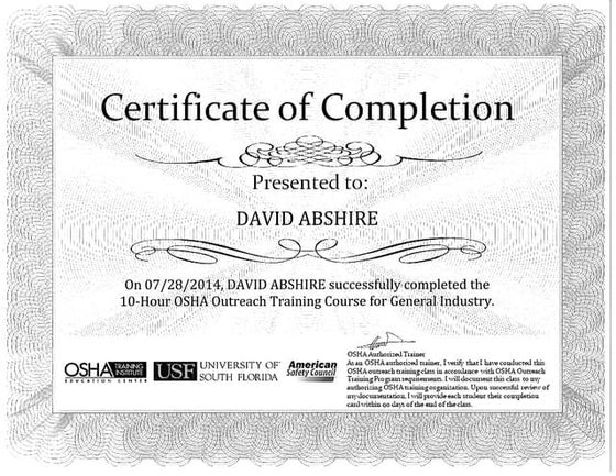 Certificate of Completion of Apprenticeship Electrican | PDF