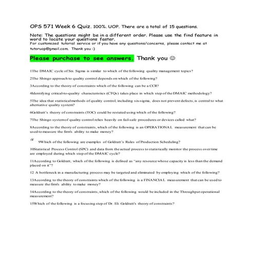 178730010 ops-571-week-6-quiz-100-docx | DOCX