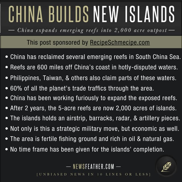 China Builds New Islands | PDF