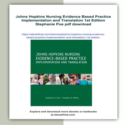 Johns Hopkins Nursing Evidence Based Practice Implementation and ...