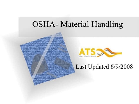 Osha Quick Card 452 | PDF