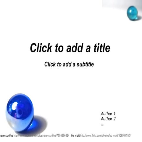 Copy of Presentation (Blue Marbles Theme) | PPT