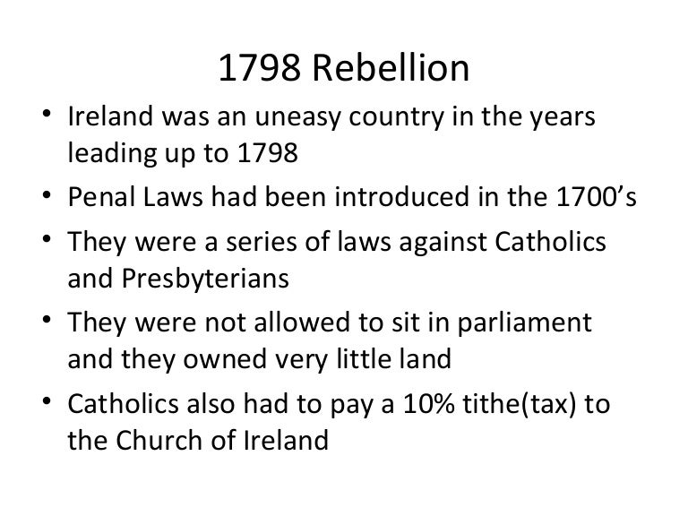 1798 rebellion
