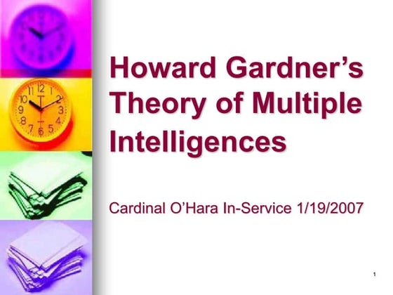 Gardner's multiple intelligences2 | PPT