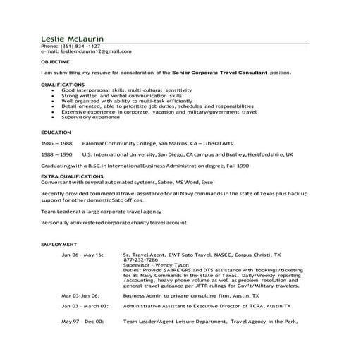 Resume letters | PDF