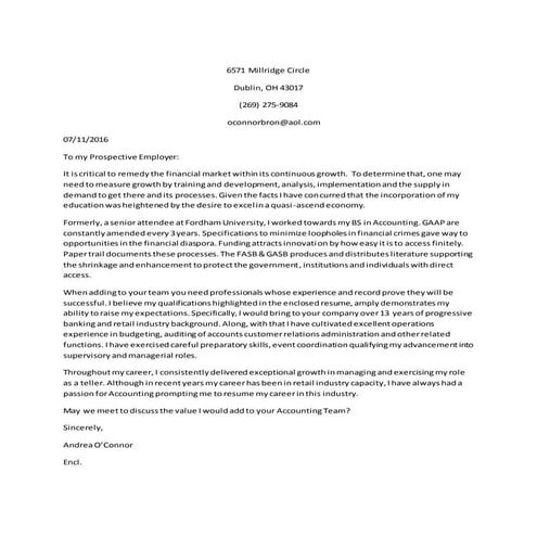 Cover letter | DOCX