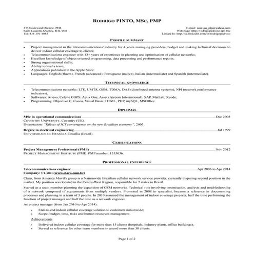CV of Steven Holloway - May 2016 | DOC