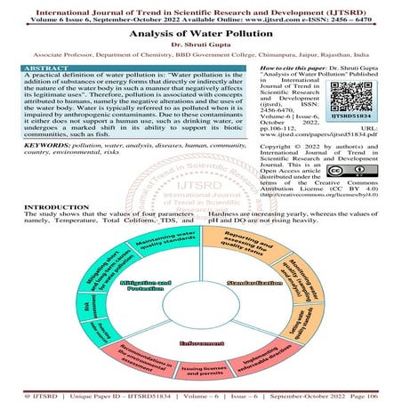 Analysis of Water Pollution | PDF