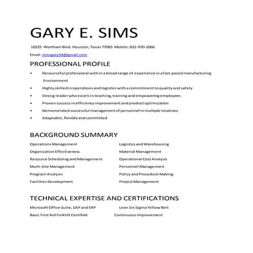 RESUME 100 | PDF