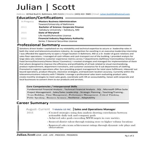 Resume Danny Lajer | PDF