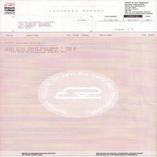 Mohawk College Progress Report | PDF