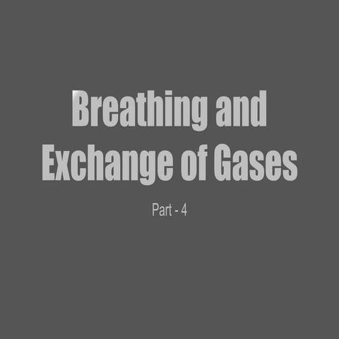 Respiratory System - Physiology | PPSX