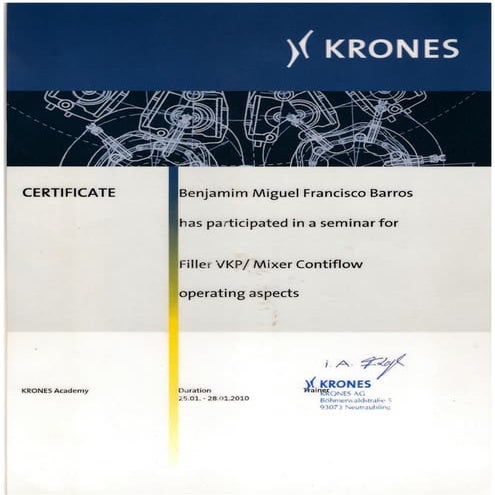 Filler VKP & Mixer Contiflow | PDF