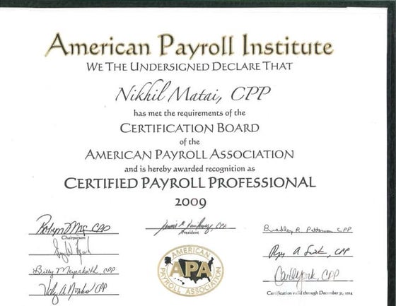 TCS 5 year Certificate | PPT