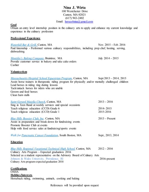 Patrick Andrew Resume | PDF