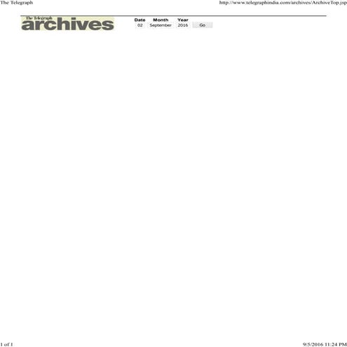 The Telegraph - Archives | PDF