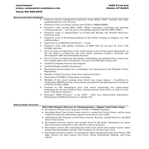 JohnHarveyResume | PDF