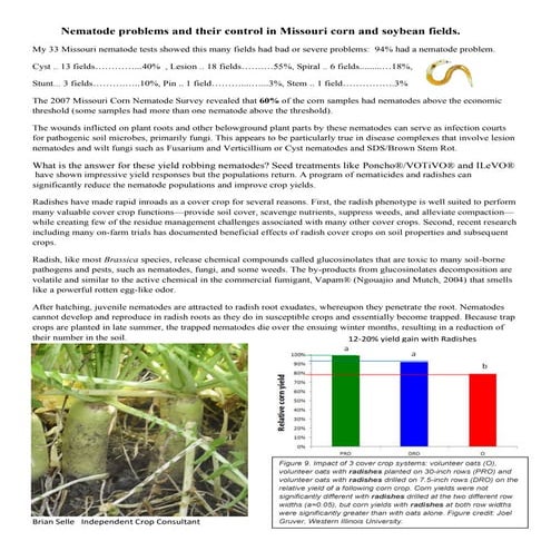 Nematode problems and their control in Missouri corn and soybean fields ...