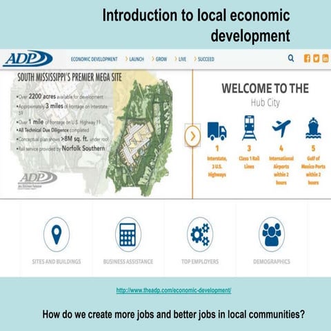 Economic development intro | PPTX