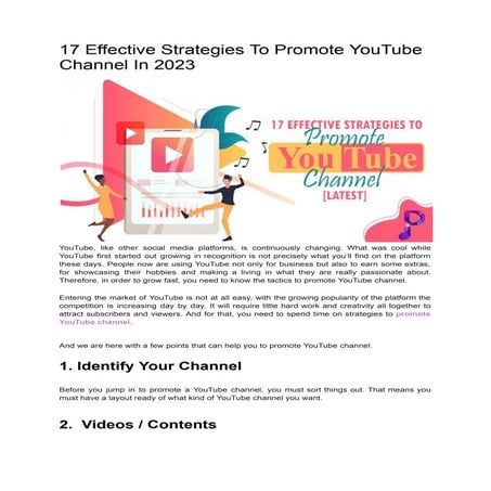17 Effective Strategies To Promote YouTube Channel In 2023.pdf
