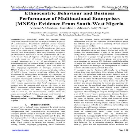 Ethnocentric, polycentric, regiocentric, geocentric model (EPRG) or EPG ...