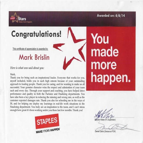 Staples Stars 1 | PDF