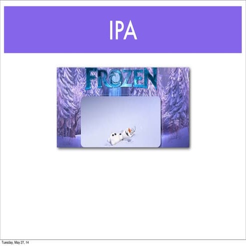 17 frozen ipa explanation | PDF