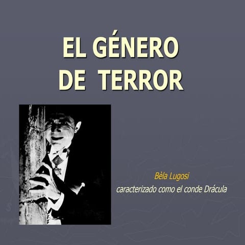 17 Genero Terror | PPTX