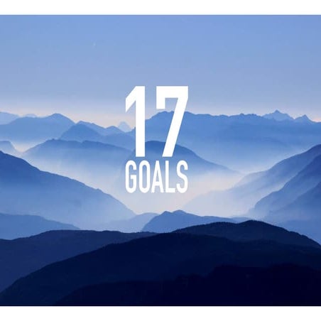 SDG 17 goals - Basic Slide Set | PDF