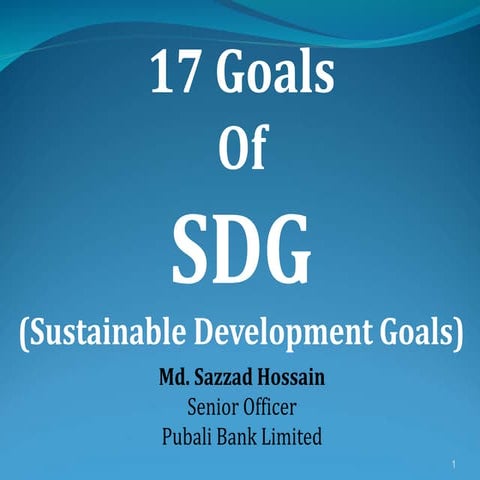 17 goals of SDG | PPT