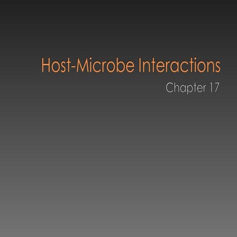 host and microbe interaction in microbiology | PPT
