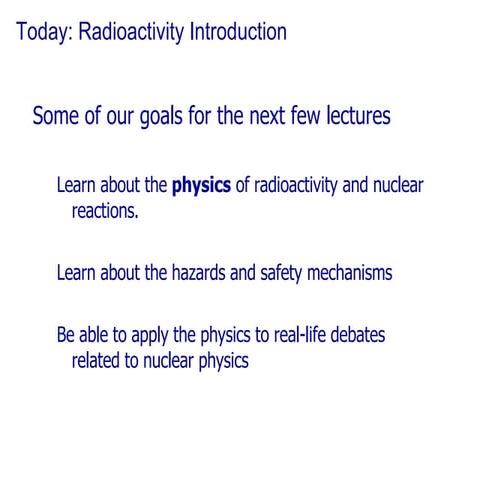 17 Mar 31 Radioactivity For Slideshare | PPT