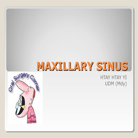 Maxillary Sinus | PPT