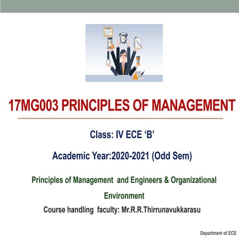 17MG003 Principles of Management -Module 1.pptx
