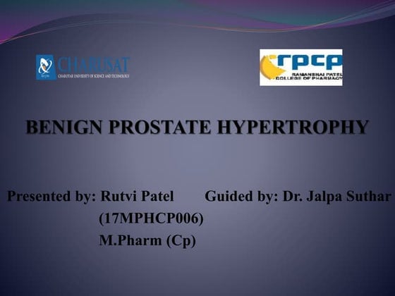 Benign prostatic hyperplasia (BPH) | PPTX