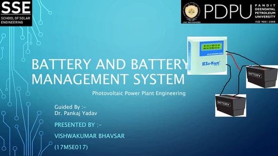 Battery Management system.pptx | Operating Systems | Computer Software ...