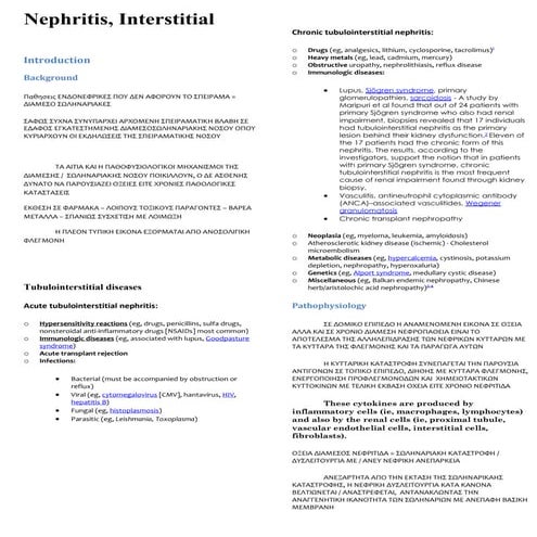 17 Nephritis Interstitial | PDF