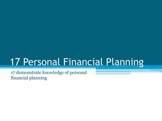 Personal financial management | PPTX | Personal Taxes | Personal Finance
