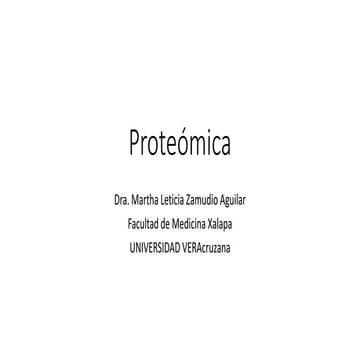 17 proteomica 17 | PPTX