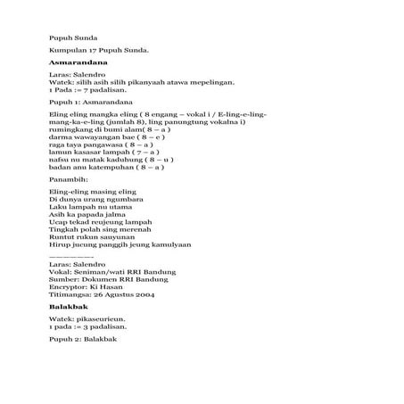 17 pupuh sunda | DOCX