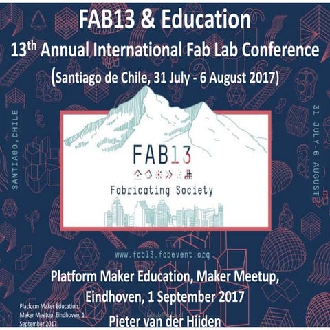 Report on Fab Labs and Sustainable Development Goals; Workshop; FAB13 ...