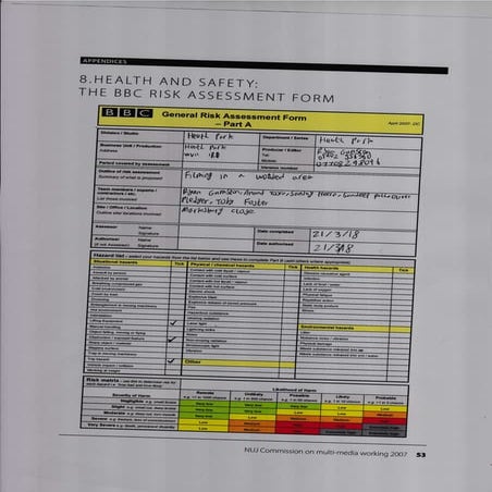 Unit 17 risk assessment | PDF