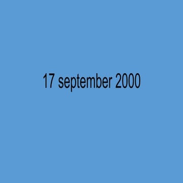 17 september 2000 | PPTX